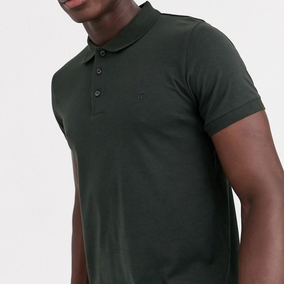 French Connection | Shirts | French Connection Organic Cotton Logo Polo ...